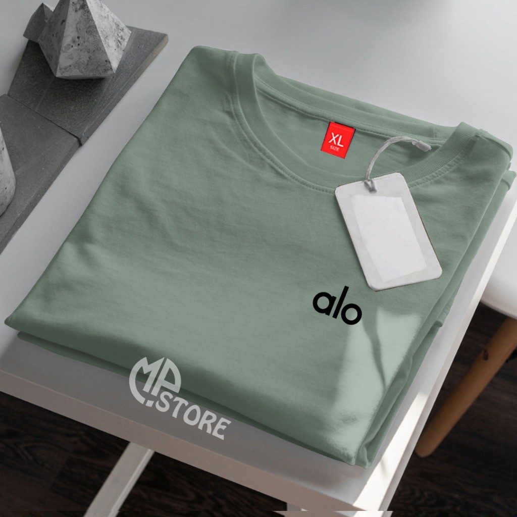 Jual COD !!! Baju Kaos Distro Alo Logo Text Hitam Premium Quality Kaos ...