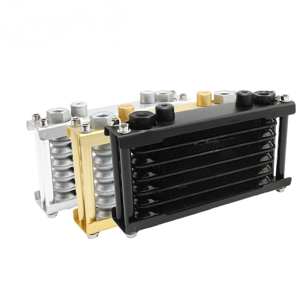 Jual Engine Aluminum Oil Cooler Mesin Radiator Pendingin Oli Sepeda ...