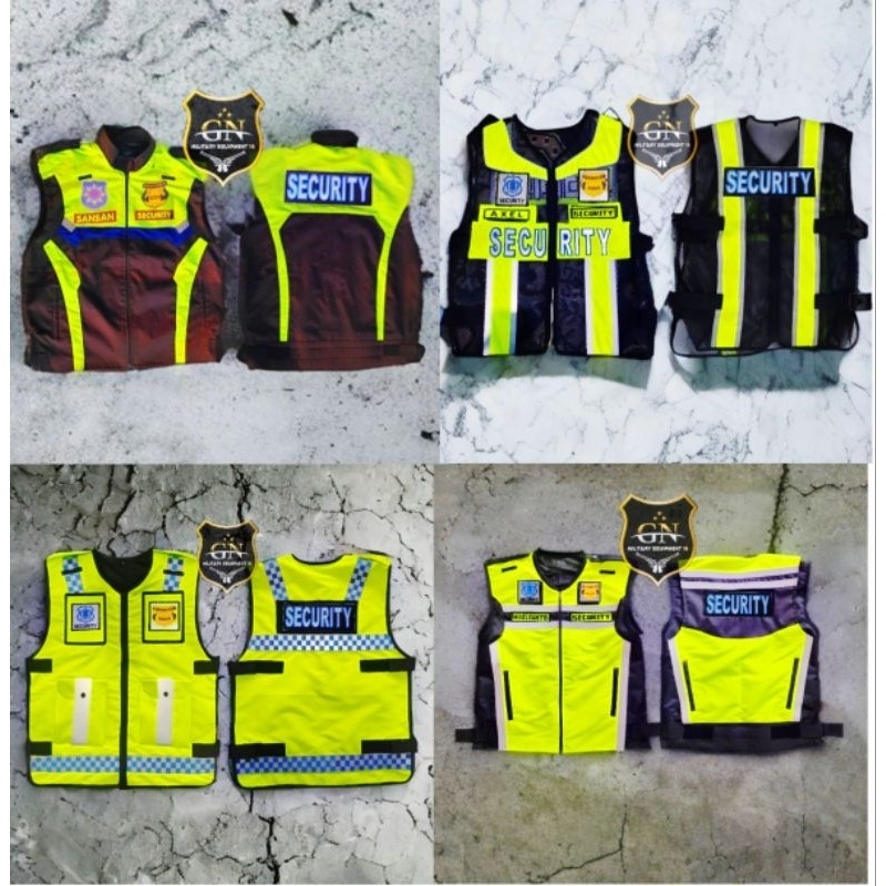 Jual Rompi Security rompi satpam rompi safety rompi tebal rompi terbaru ...