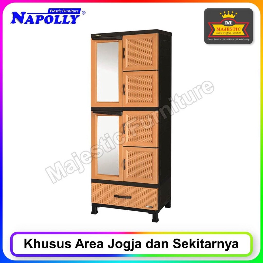 Jual Lemari Plastik Napolly CABRO 52C 4MU 1DK (Jogja) | Shopee Indonesia