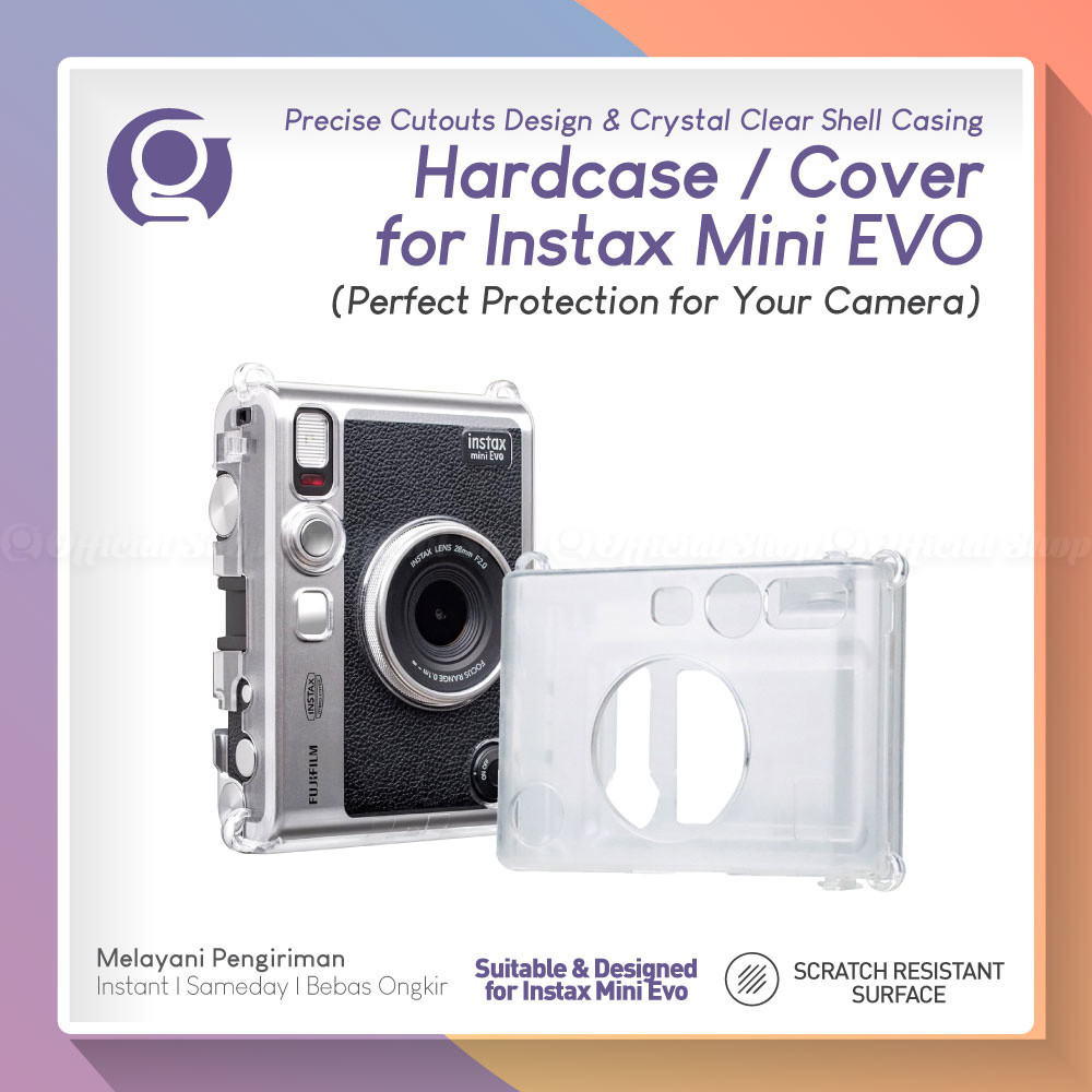 Jual Hardcase for Fujifilm Instax Mini EVO Casing Transparan Clear Case ...