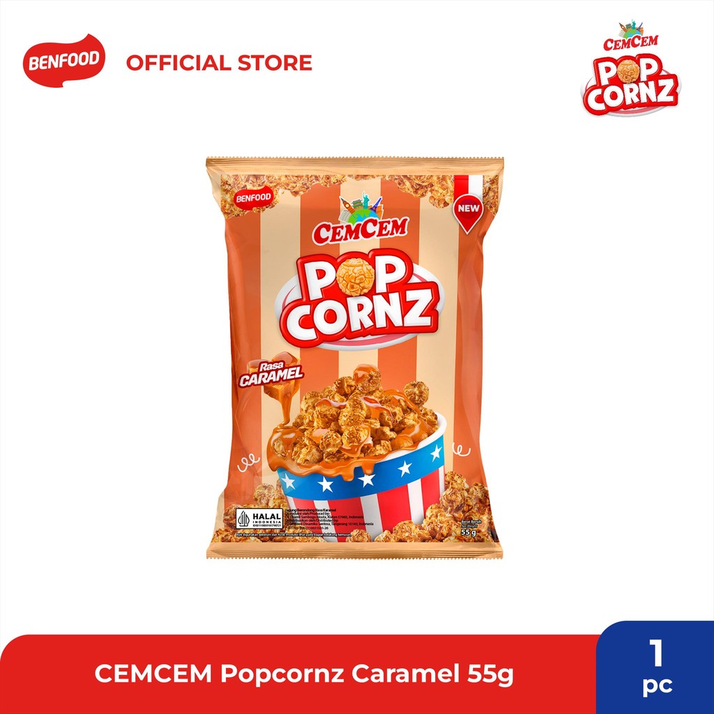 Jual Cemcem Popcornz Caramel 55g | Shopee Indonesia