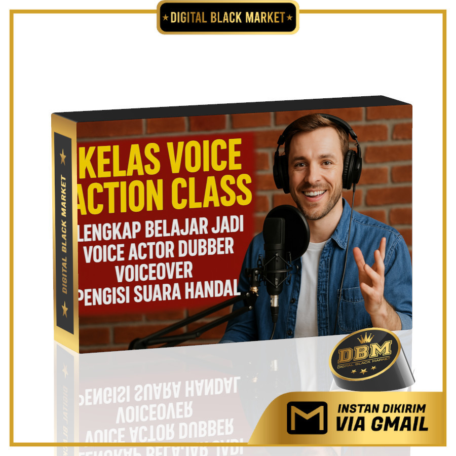 Jual ID144002 - Kelas Voice Action Class - Lengkap Belajar Jadi Voice Actor Dubber Voiceover ...
