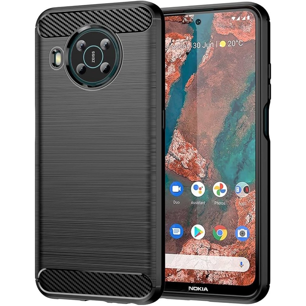 Jual CASE NOKIA X10 X20 / X100 SILICONE CARBON FIBER TPU DRAWING SLIM ...