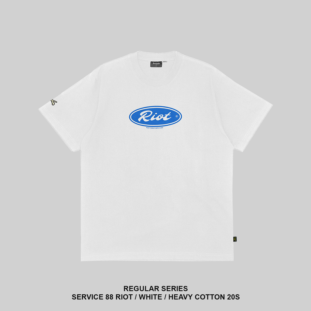 Jual RAWTYPE RIOT Service 88 Riot - White | Shopee Indonesia