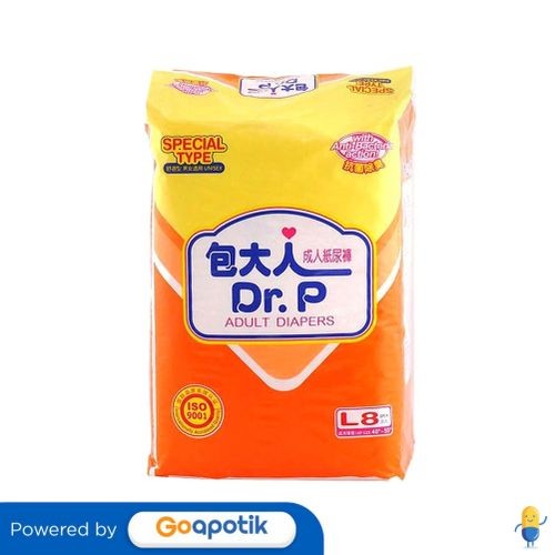 Jual Dr P Popok Dewasa Tipe Special Ukuran L Box 8 Pcs | Shopee Indonesia