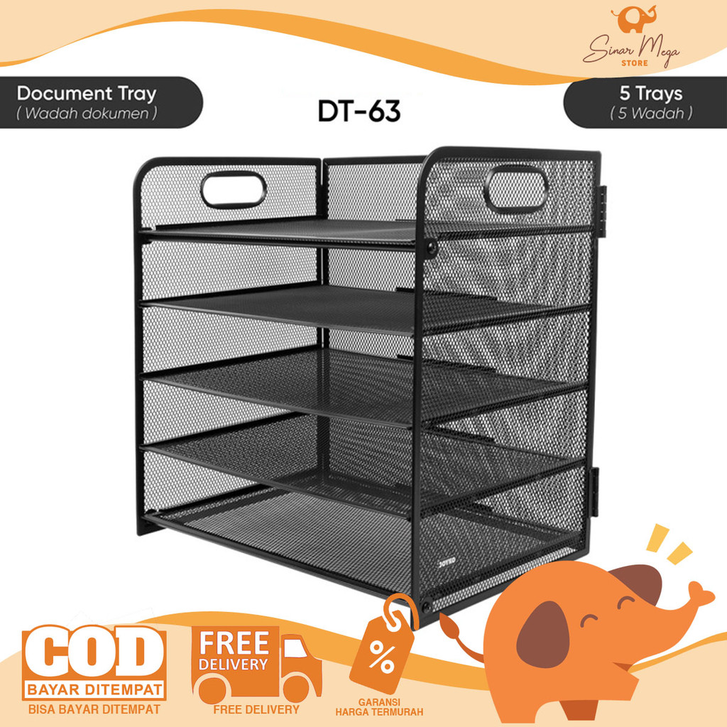 Jual Joyko Document Tray DT-63 / Tempat Penyimpanan Dokumen 5 Tray ...