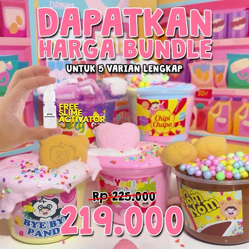 Jual HARGA BUNDLE SNACK SLIME JOYBOX VARIAN LENGKAP | Shopee Indonesia