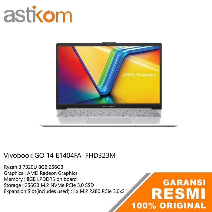 Jual Notebook Laptop Asus Vivobook Go 14 E1404FA FHD323M Ryzen 3 7320U ...