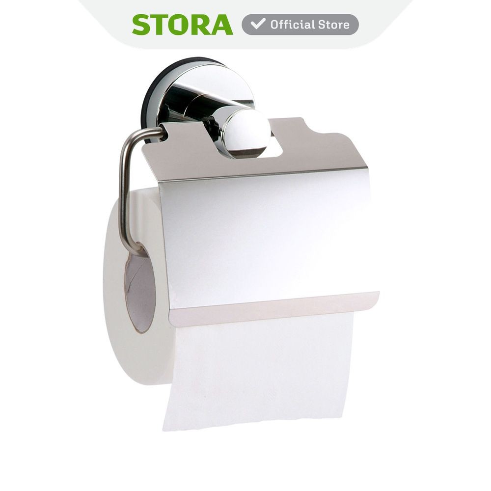 Jual Stora Holder Tisu Toilet Roll Dengan Tutup 6911281 - Silver Tempat ...