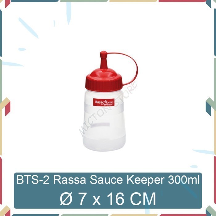 Jual TOPTON Lion Star Basic Home BTS-2 Rassa Sauce Keeper 300ml Botol Saos LionStar Plastik ...