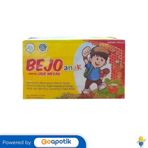 Jual Bejo Anak Dengan Jahe Merah 10 Ml Box 5 Sachet | Shopee Indonesia