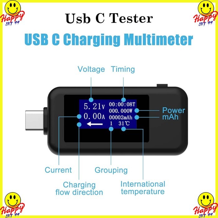 Jual USB C TESTER USB TYPE C SERVICE MACBOOK MACAIR ANDROID MAGSAFE ...
