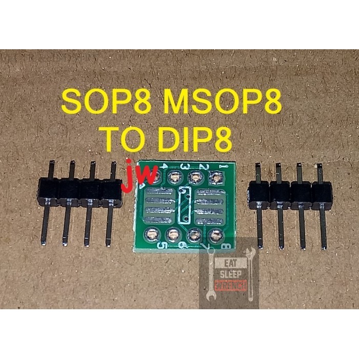 Jual SOP8 MSOP8 TSSOP8 SMD to DIP8 PCB Adapter konverter - BOARD SAJA ...