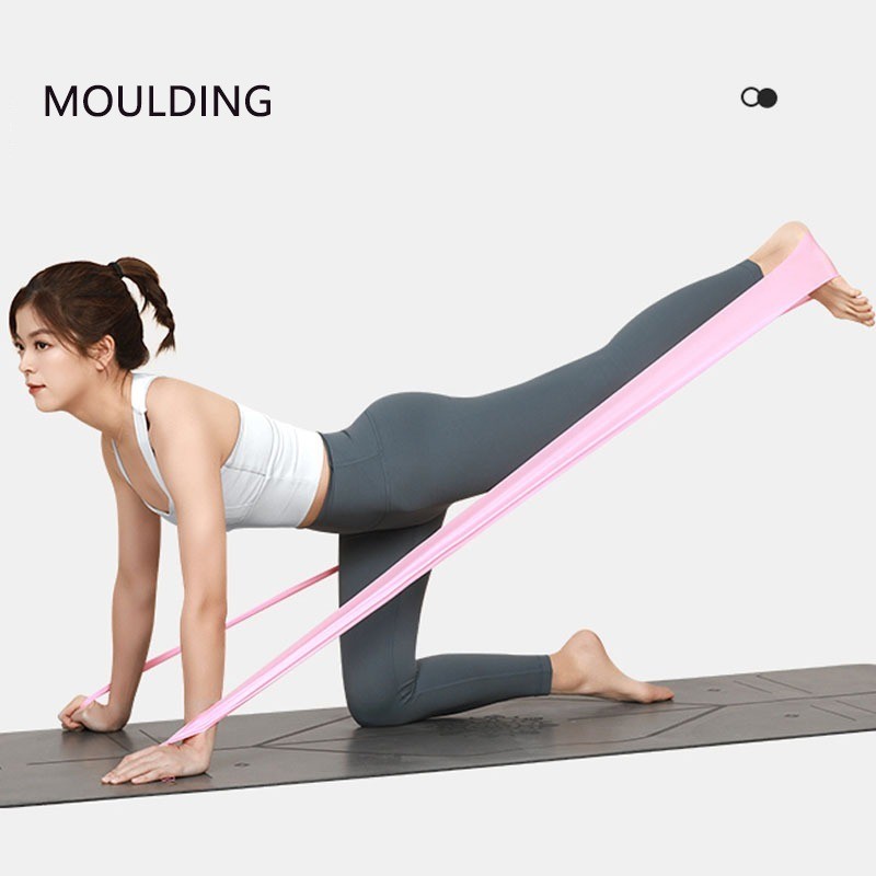 Jual Yoga Strip Fitness Resistance Bands Strength Training Muscle ...