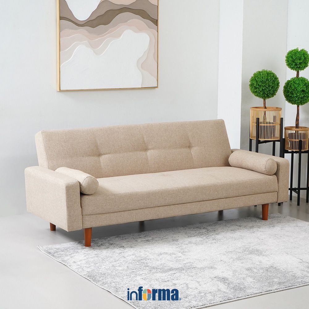 Jual Informa Barton Hylos Sofa Bed - Cokelat Tempat Duduk Multifungsi ...