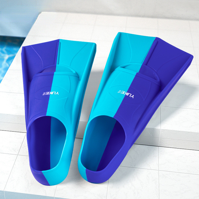 Jual Professional silicone male and female diving fins, short swimming ...