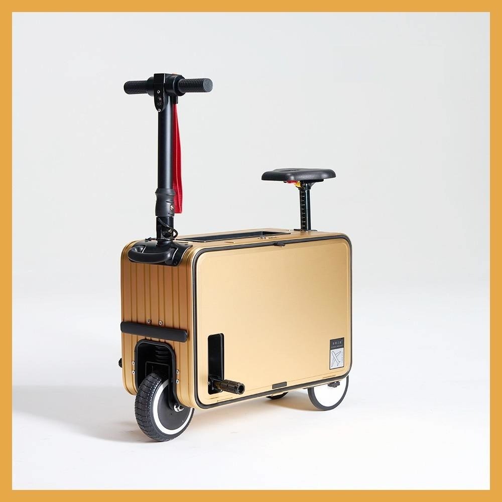 Jual Electric smart luggage, cycling trolley case, smart boarding case ...