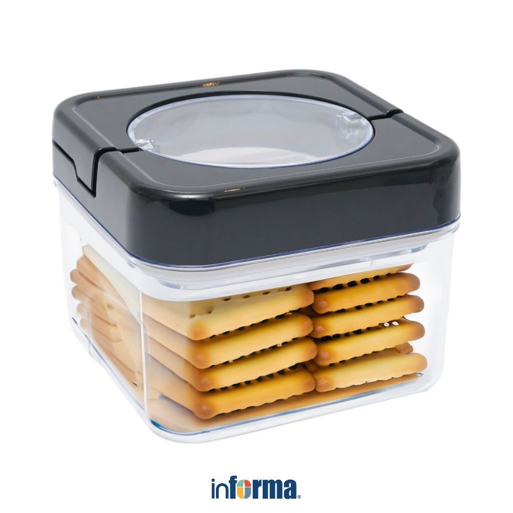 Jual Informa 370 ml Sally Stoples - Hitam Jar Tempat Simpan Snack Dan ...