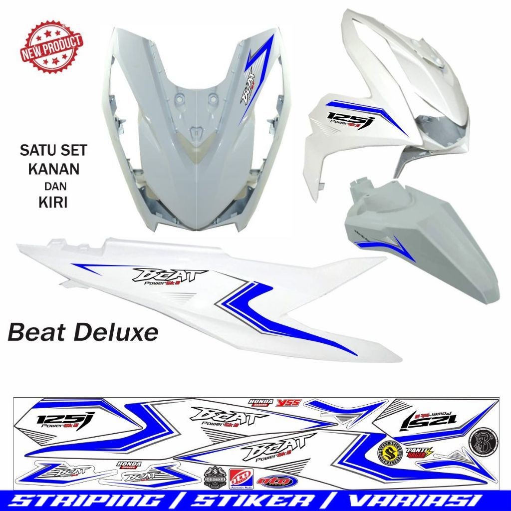 Jual STIKER LIST STRIPING BEAT ISS DELUXE / VARIASI MOTOR MATIC HONDA ...