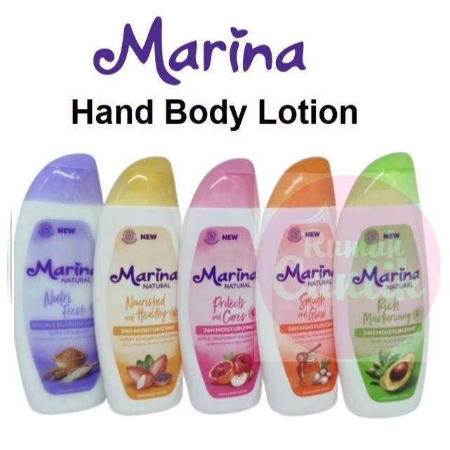 Jual MARINA Natural Hand & Body Lotion 95ml | Shopee Indonesia