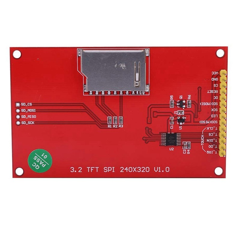 Jual 3.2 Inch 320X240 Spi Serial Tft Lcd Module Display Screen With Contact Panel Driver Ic ...
