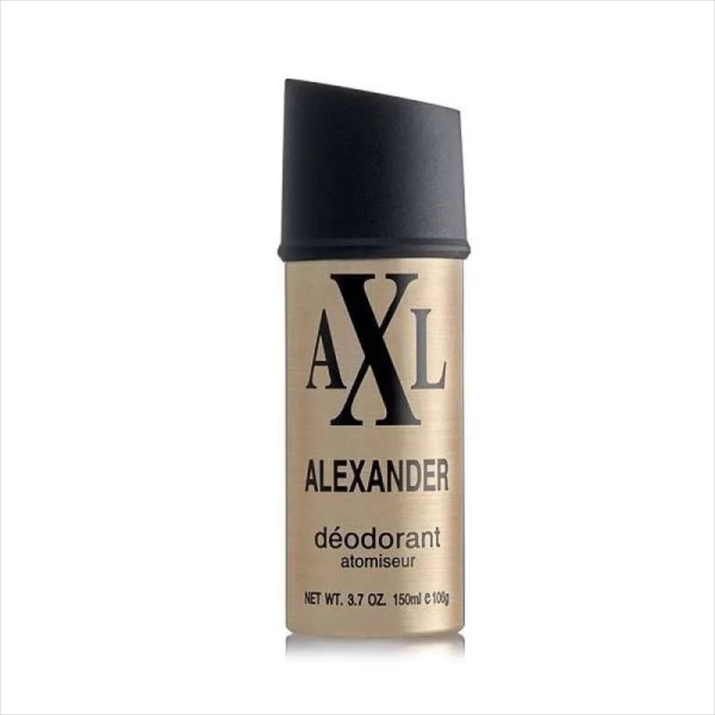 Jual AXL Alexander deodorant body man - extra lasting - natural spray ...