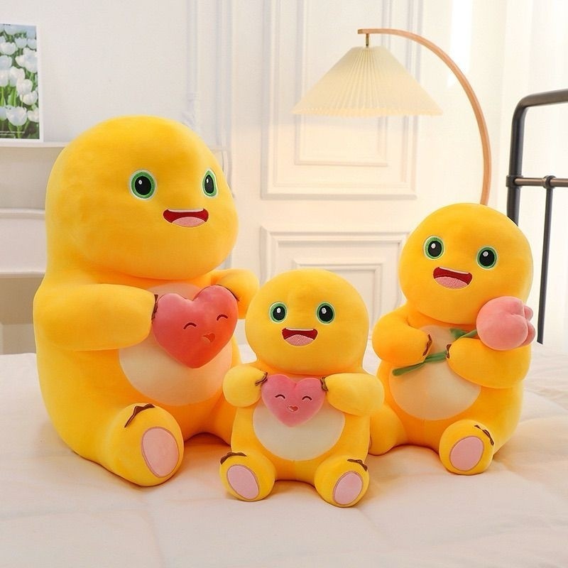 Jual BONEKA NAGA SUSU NAILONG PLUSHIE BONEKA NAILONG LOVE_Dino Kuning ...