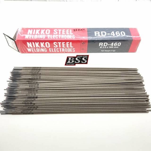 Jual Nikko Steel Welding Electrodes [2 kg] [Kawat Las RD 460 2.0 MM] | Shopee Indonesia