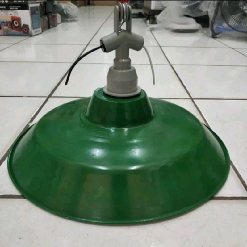 Jual Kap Lampu Jalan Tudung WD Hijau set fitting E27 | Shopee Indonesia