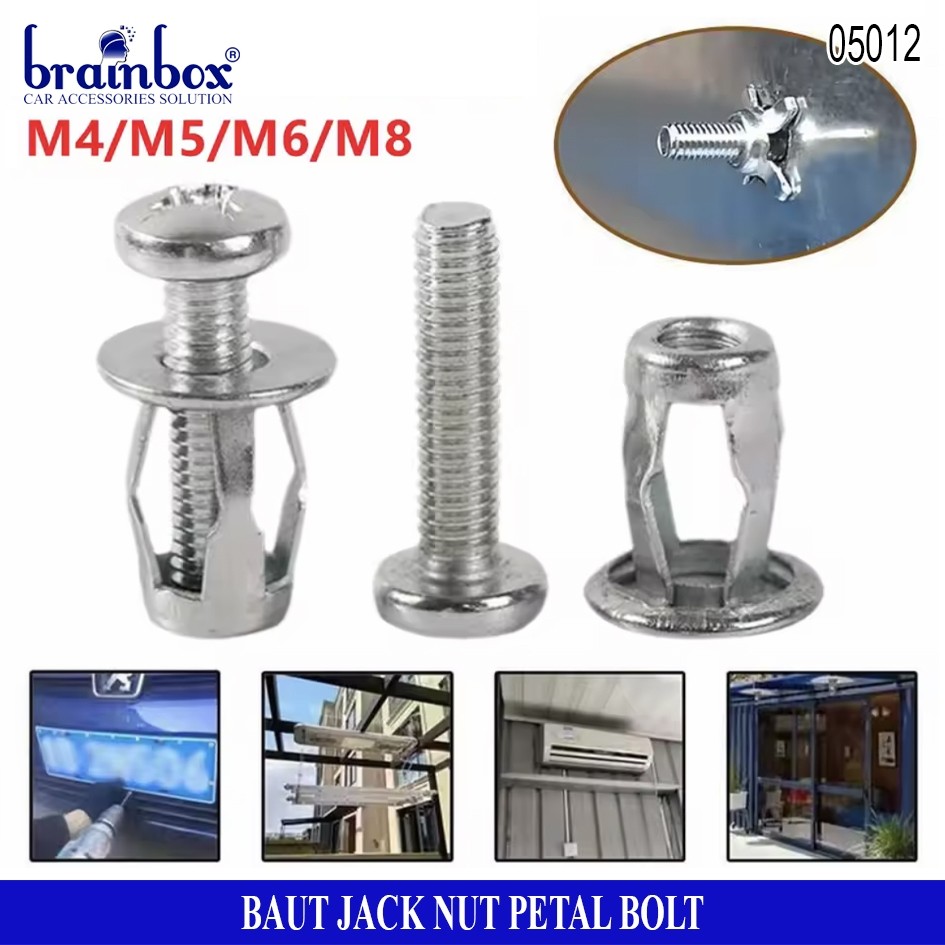 Jual Baut Jack Nuts Sekrup Plat Baut Mur Drat Petal Bolt Rivet Metal ...