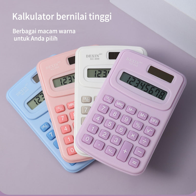 Jual Kalkulator mini 8 digit / kalkulator portabel 8 digit / kalkulator ...