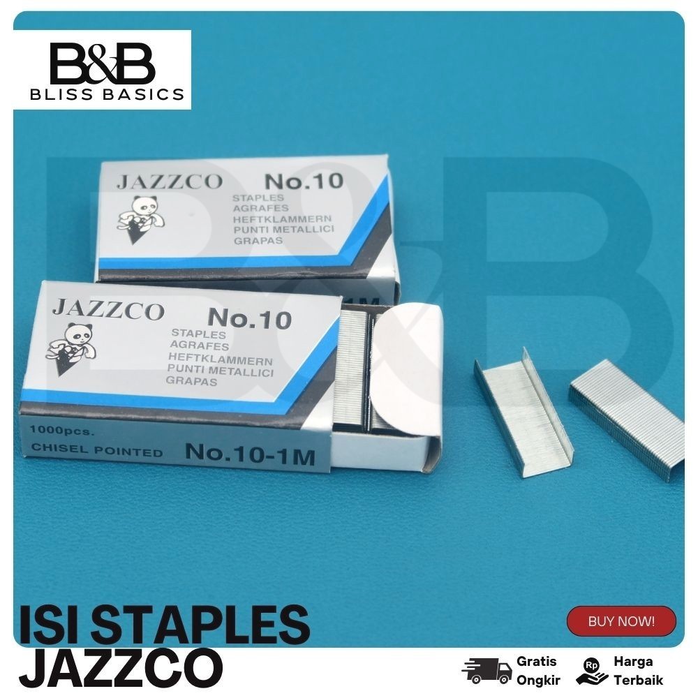 Jual 1 BOX(20 pak kecil) 20,000 Pcs Staples Isi Stapler Refill Stapler ...