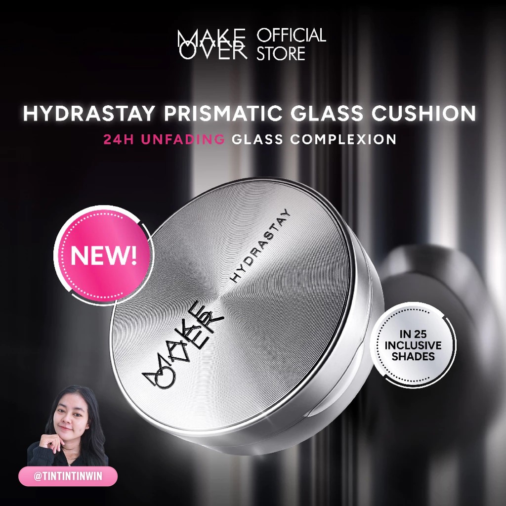 Jual [TINTINTINWIN'S PICKS] NEW! MAKE OVER Hydrastay Prismatic Glass Cushion - Glow Cushion ...