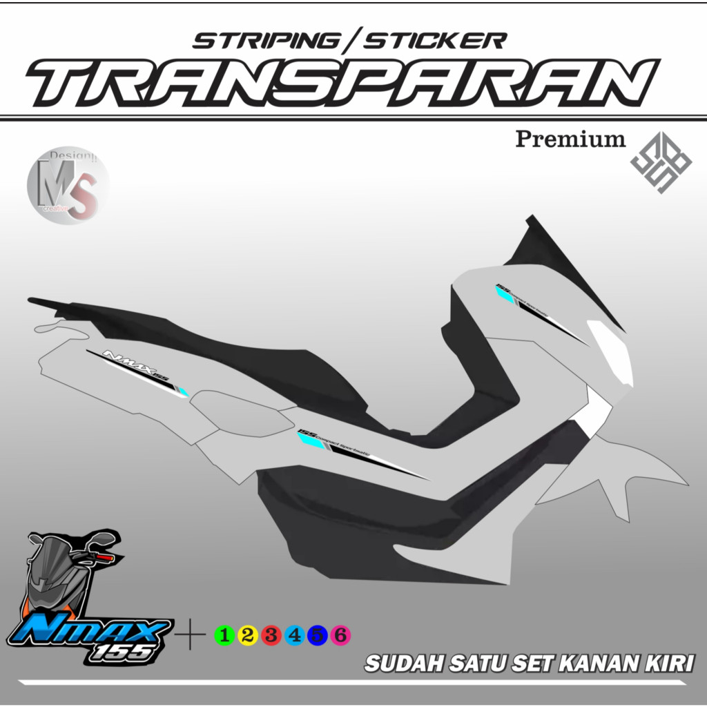 Jual STIKER KEREN / TRANSFARAN STICKER BENING TRANSPARAN NMAX OLD/LAMA ...