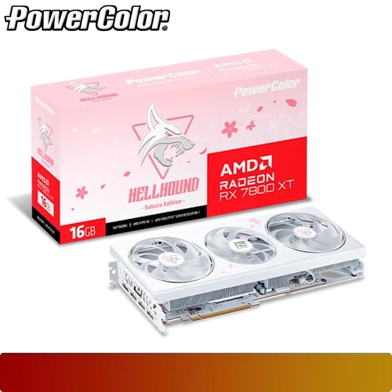 Jual POWERCOLOR Hellhound Sakura AMD Radeon RX 7800 XT 16GB GDDR6 ...