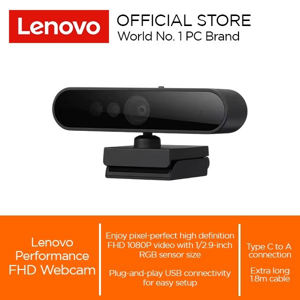 Jual Lenovo Performance FHD Webcam | Shopee Indonesia