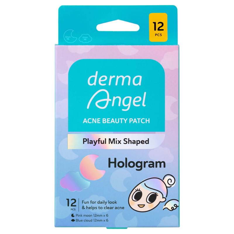 Jual Derma Angel Acne Beauty Patch Hologram - Moon & Cloud | Shopee ...
