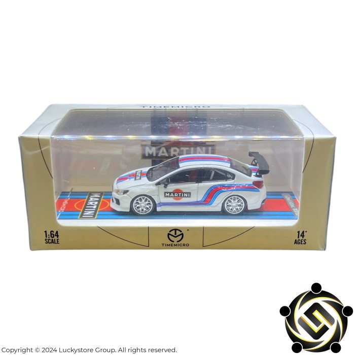 Jual Time Micro 1:64 Subaru WRX STI Martini White Limited | Shopee ...