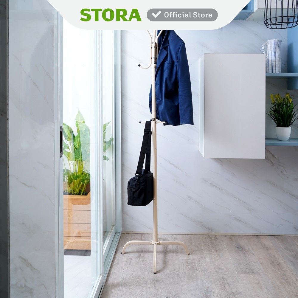 Jual Stora Gantungan Pakaian Metal - Cokelat Muda Stand Hangergantungan ...