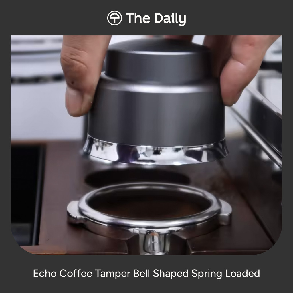 Jual Echo Coffee Tamper Bell Shaped Spring Loaded - Tamper Kopi ...