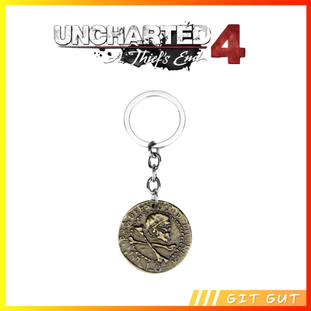 Jual Keychain Gantungan Kunci Nathan Drake Uncharted 4 Pirate Sigil ...