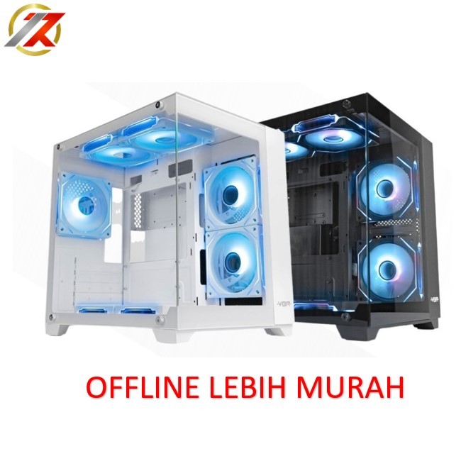 Jual Casing VBR Z-2 Z2 Dual Chamber M-ATX USB Type C Support AIO 240 ...