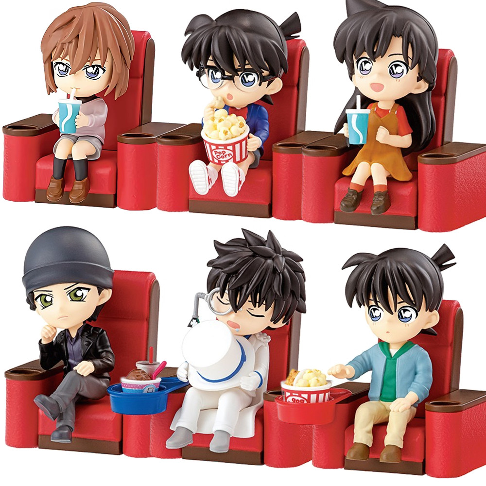 Jual Anime Detective Conan Action Figure Haibara Ai Mouri Ran Jimmy ...