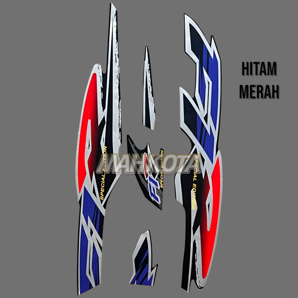 Jual Striping Stiker yamaha f1zr fiz r f1 zr 1996 hitam merah biru ...