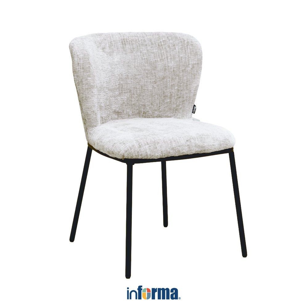 Jual Informa Layden Kursi Makan Fabric - Abu-Abu Dining Chair Tempat ...