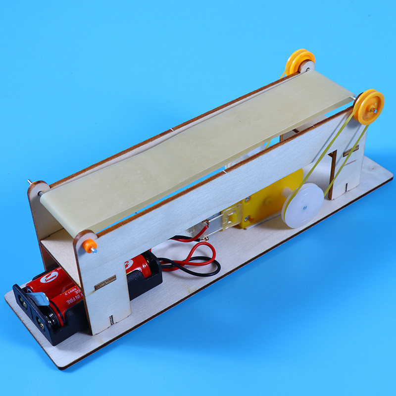 Jual Automatic Conveyor Belt Model Kids Science Toy DIY Physics ...