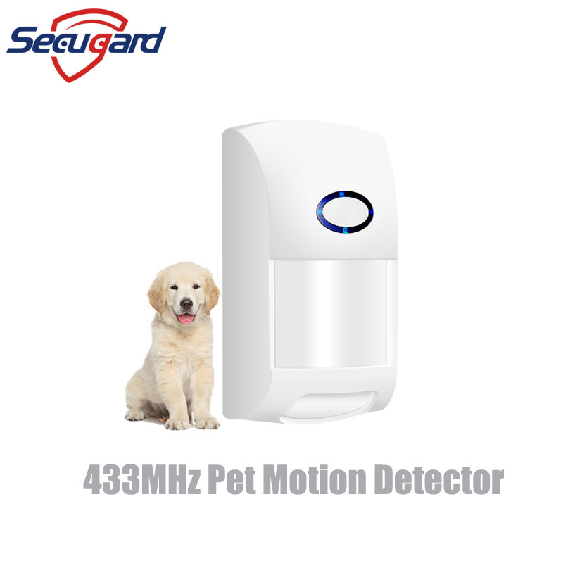 Jual 433MHz Motion Sensor Wireless 25kg PET Detector Immune Animal ...