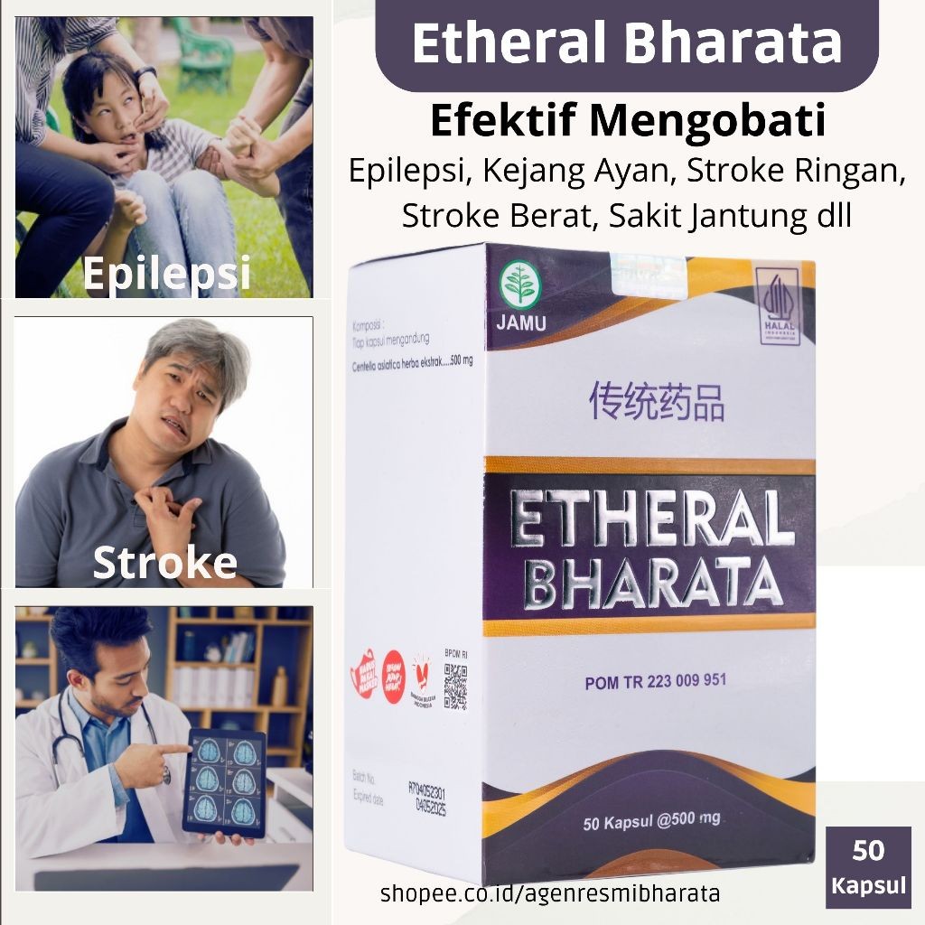 Jual Obat Epilepsi Kejang Ampuh Original | Obat Stroke Ringan Berat Ampuh | Etheral Bharata Asli ...