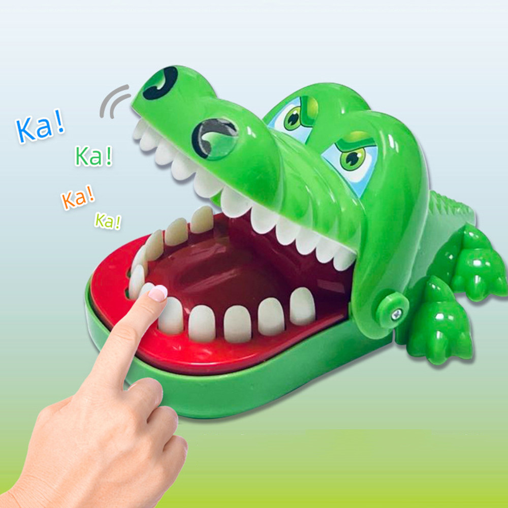 Jual Crocodile Teeth Toys For Kids Alligator Biting Finger Reaction ...